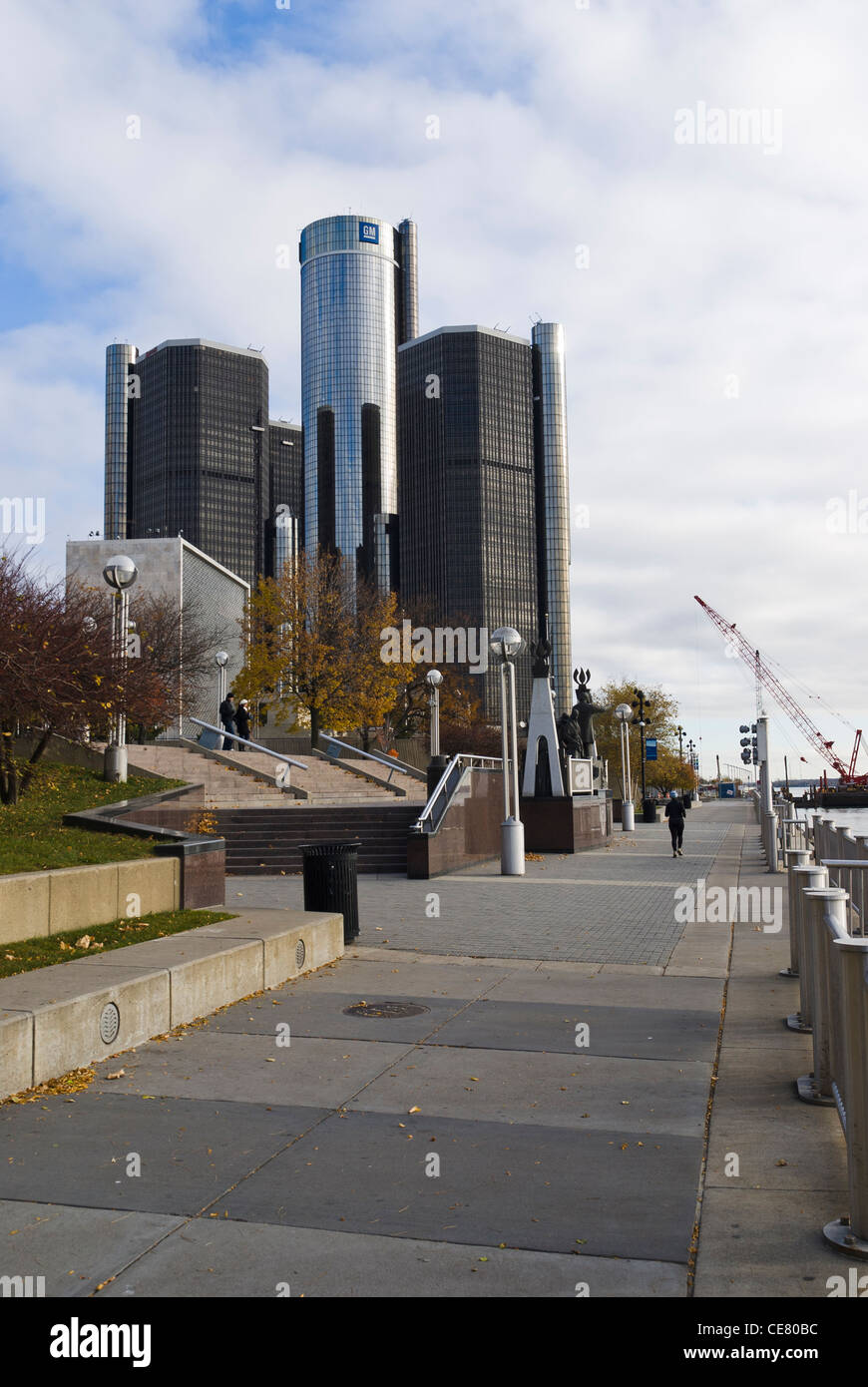 Détroit renaissance center hi-res stock photography and images - Alamy