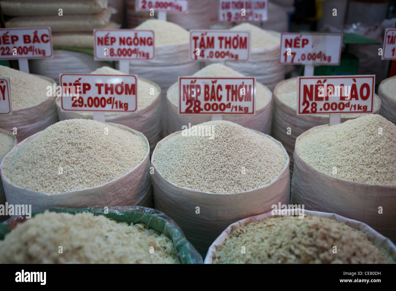 Rice stall hi-res stock photography and images - Alamy