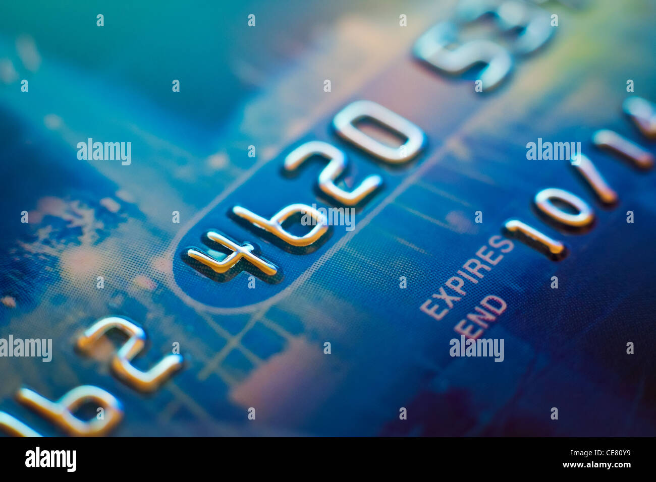 Credit card very close-up Stock Photo - Alamy