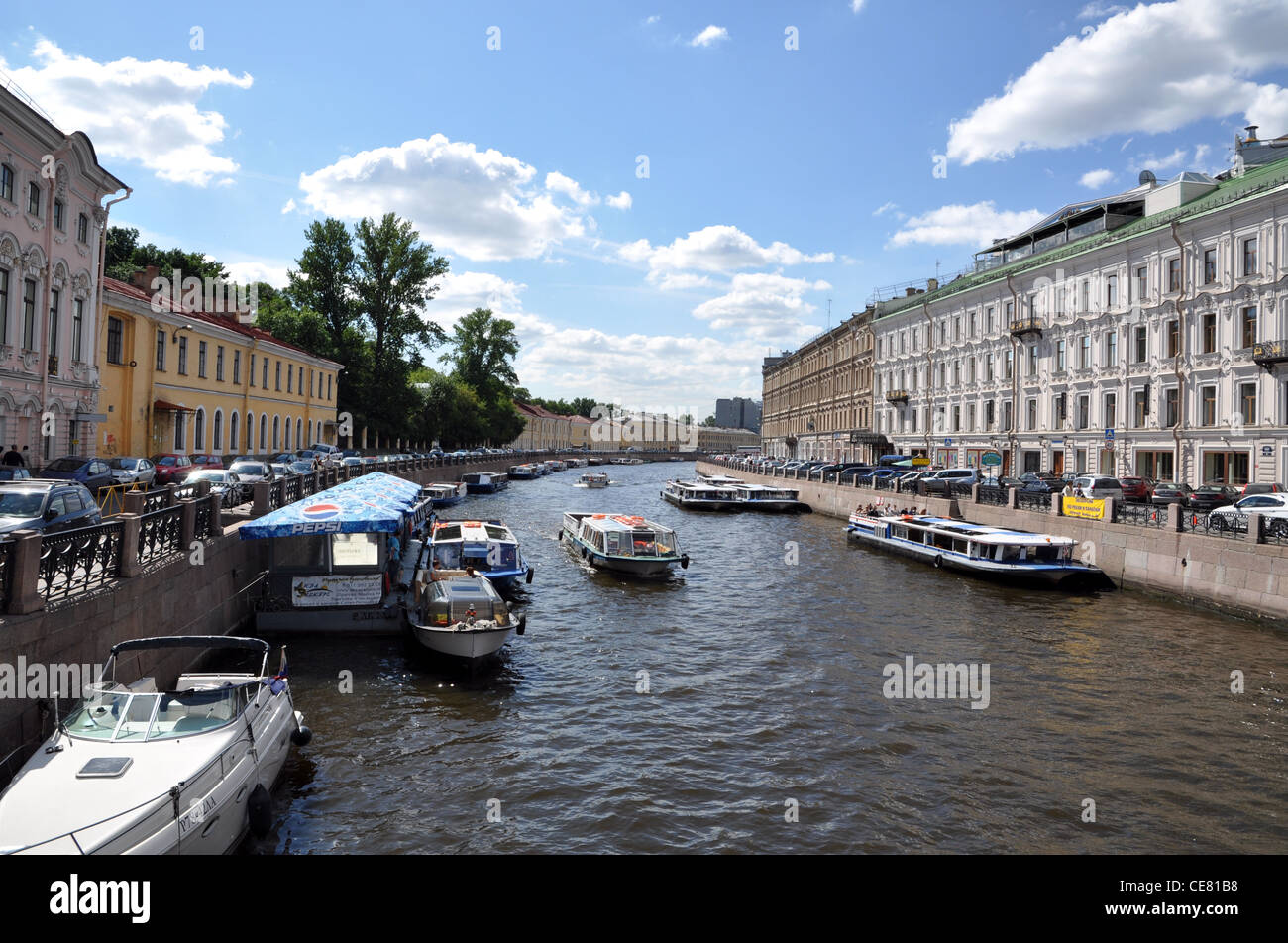 The Moyka river Stock Photo - Alamy