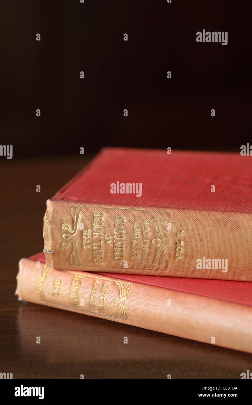 Two books by Anthony Trollope Stock Photo - Alamy