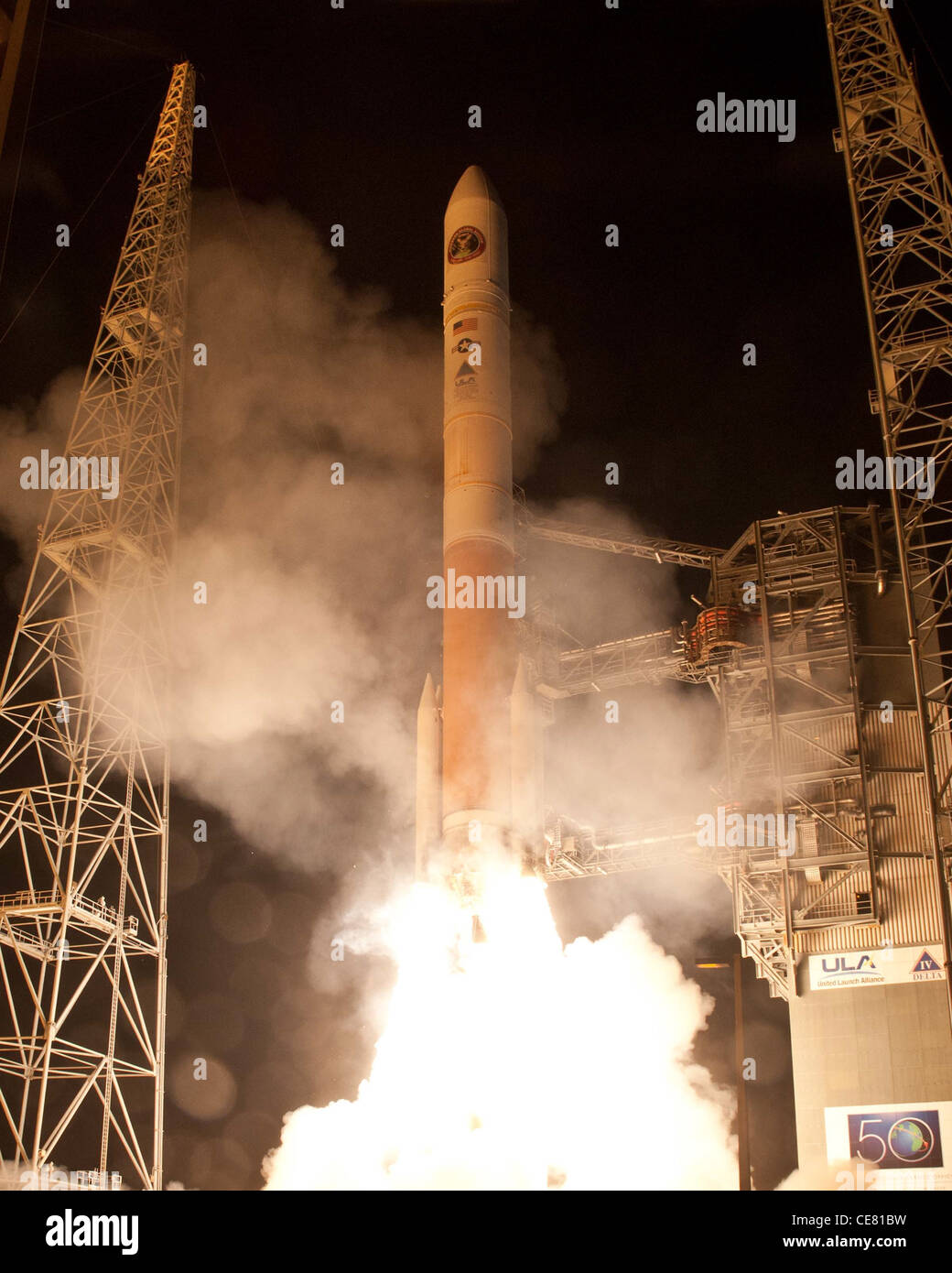 The U.S. Air Force launched the Delta IV-Medium rocket with the fourth ...