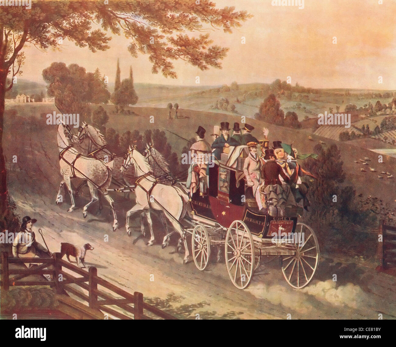 Horse carriage coach england hi-res stock photography and images - Alamy