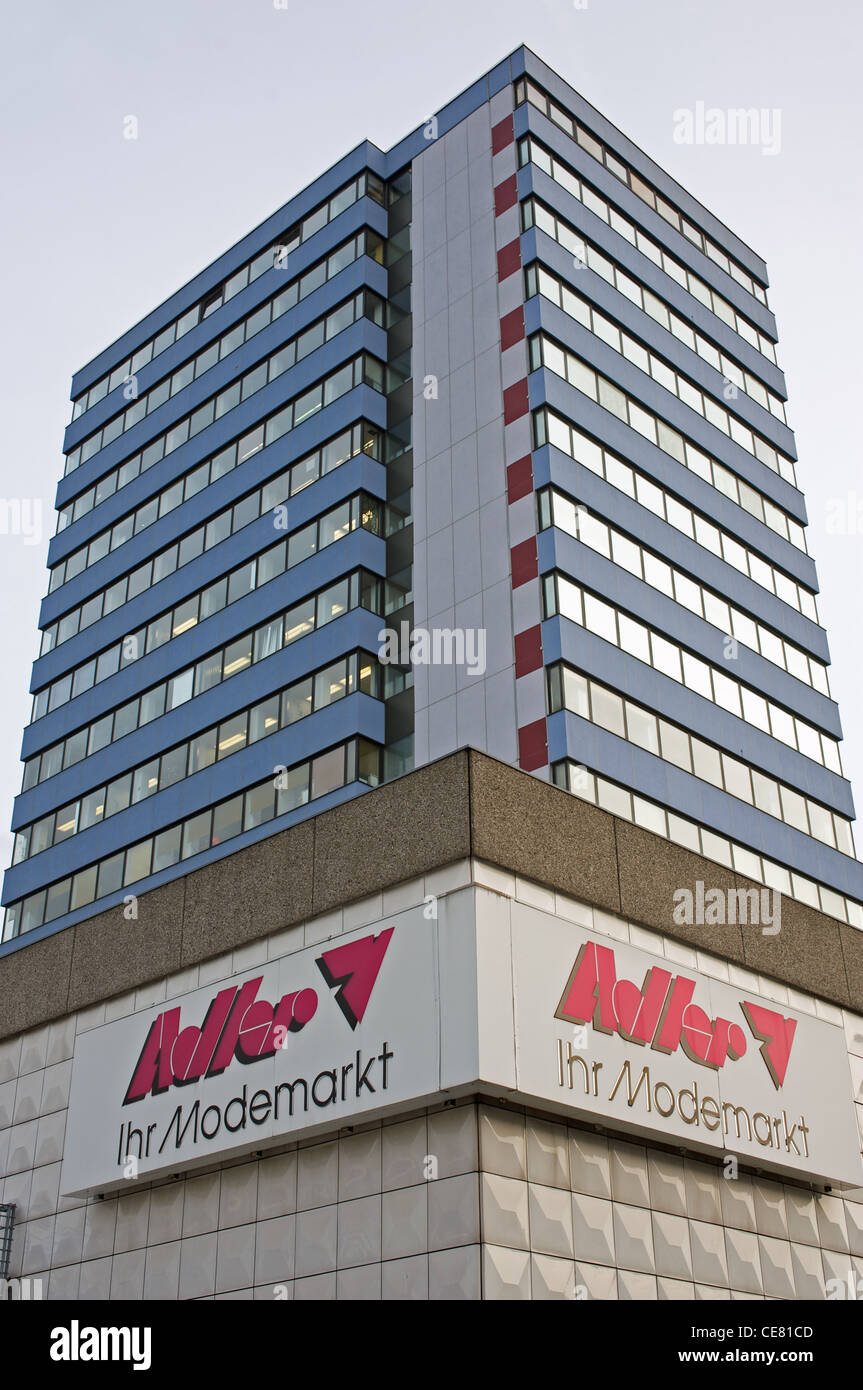 Commercial tower block Germany Stock Photo - Alamy
