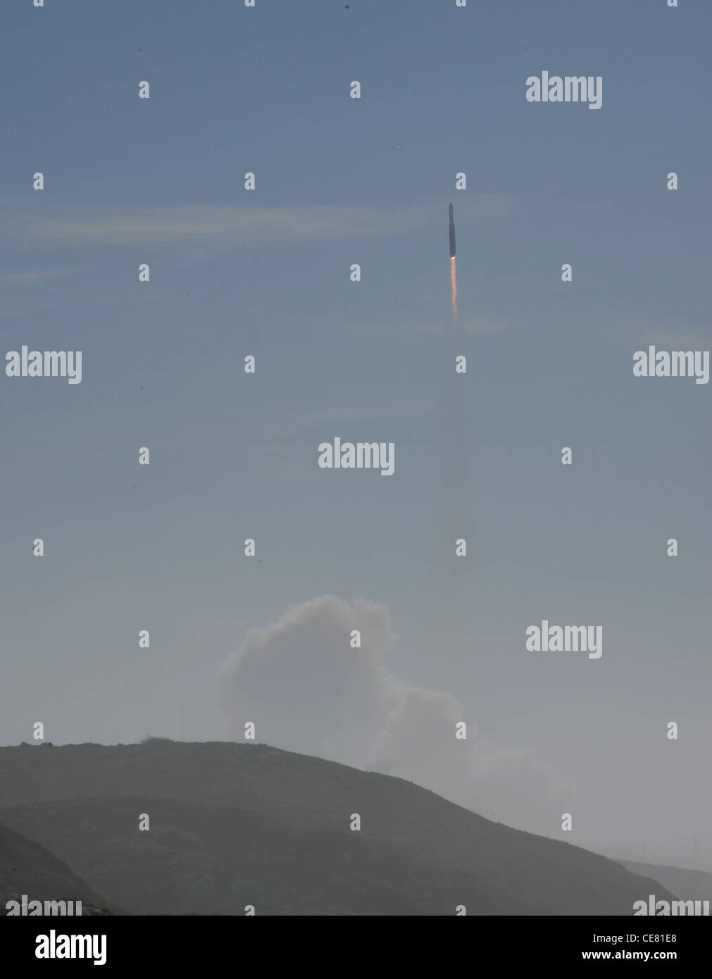 The Delta IV Heavy Launch Vehicle lifts off from Vandenberg Air Force Base, California, on ...