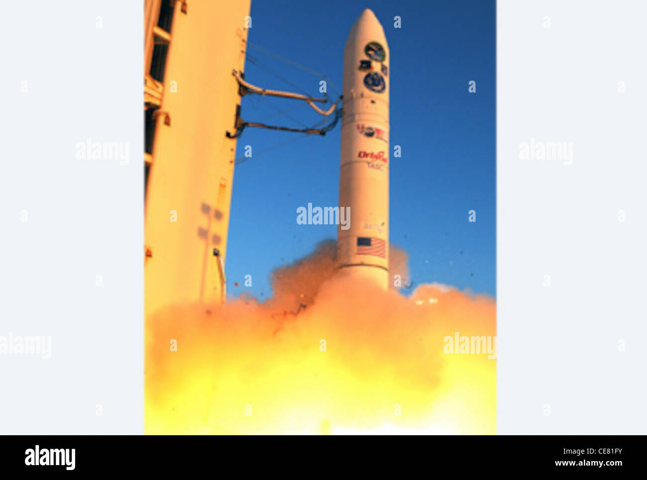 A rocket launches from the Kodiak Launch Complex in Alaska, carrying ...