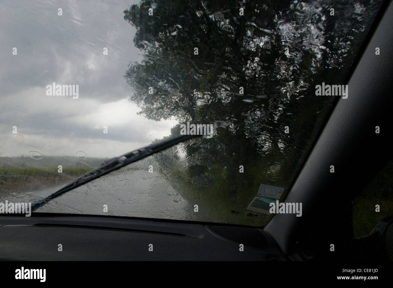 View through windscreen hi-res stock photography and images - Alamy