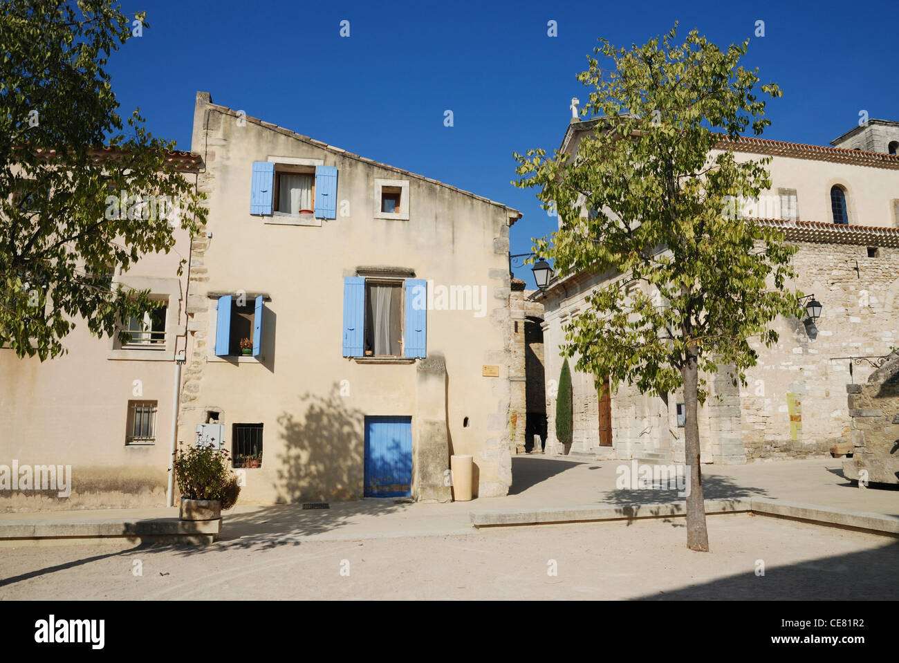 The medieval Knights Templar commandery in Richerenches, Vaucluse ...