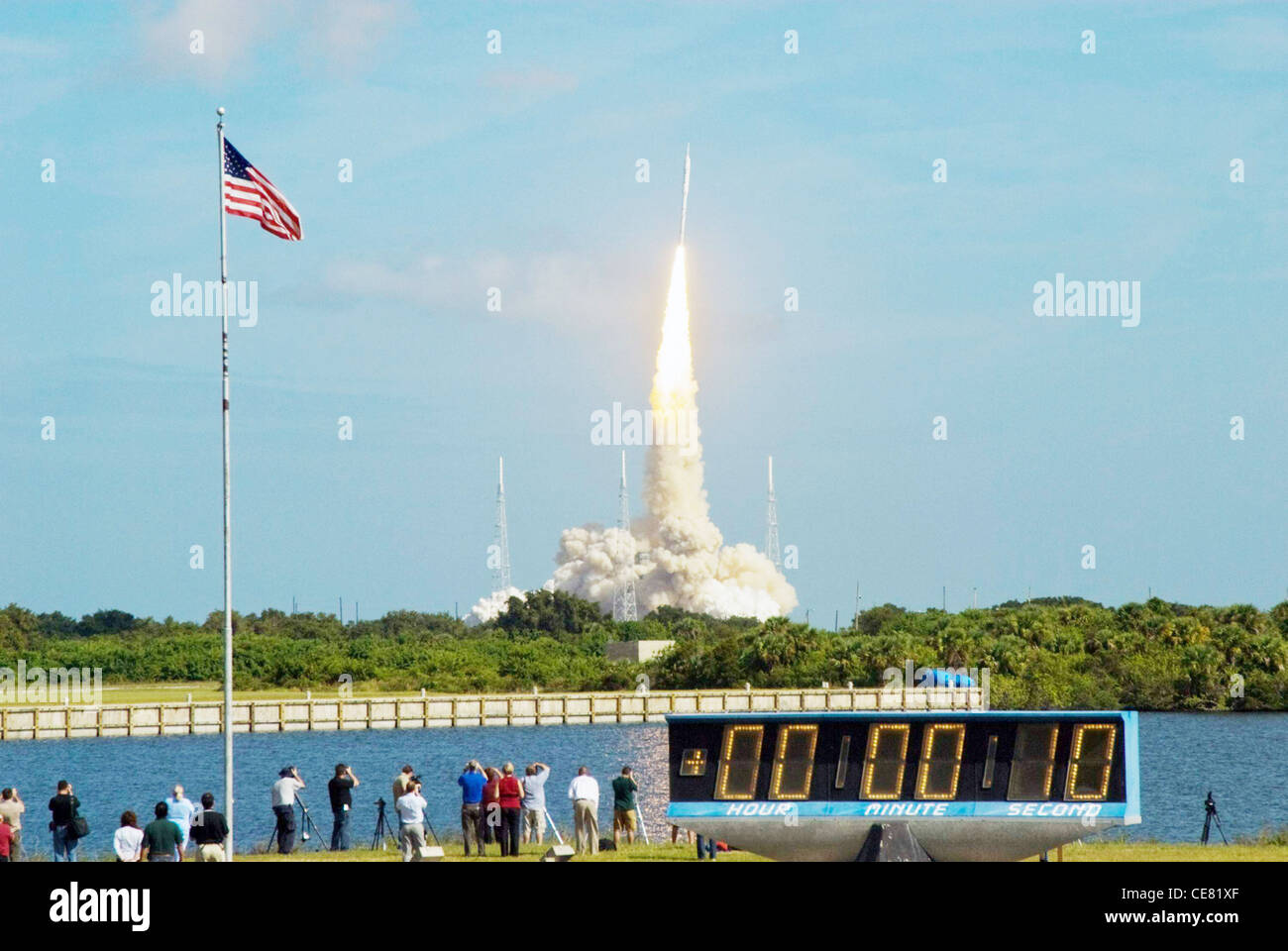 NASA launched the Ares I-X test rocket from Kennedy Space Center ...