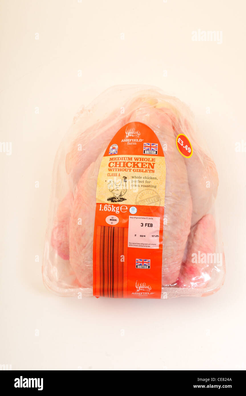 British chicken meat label hi-res stock photography and images - Alamy