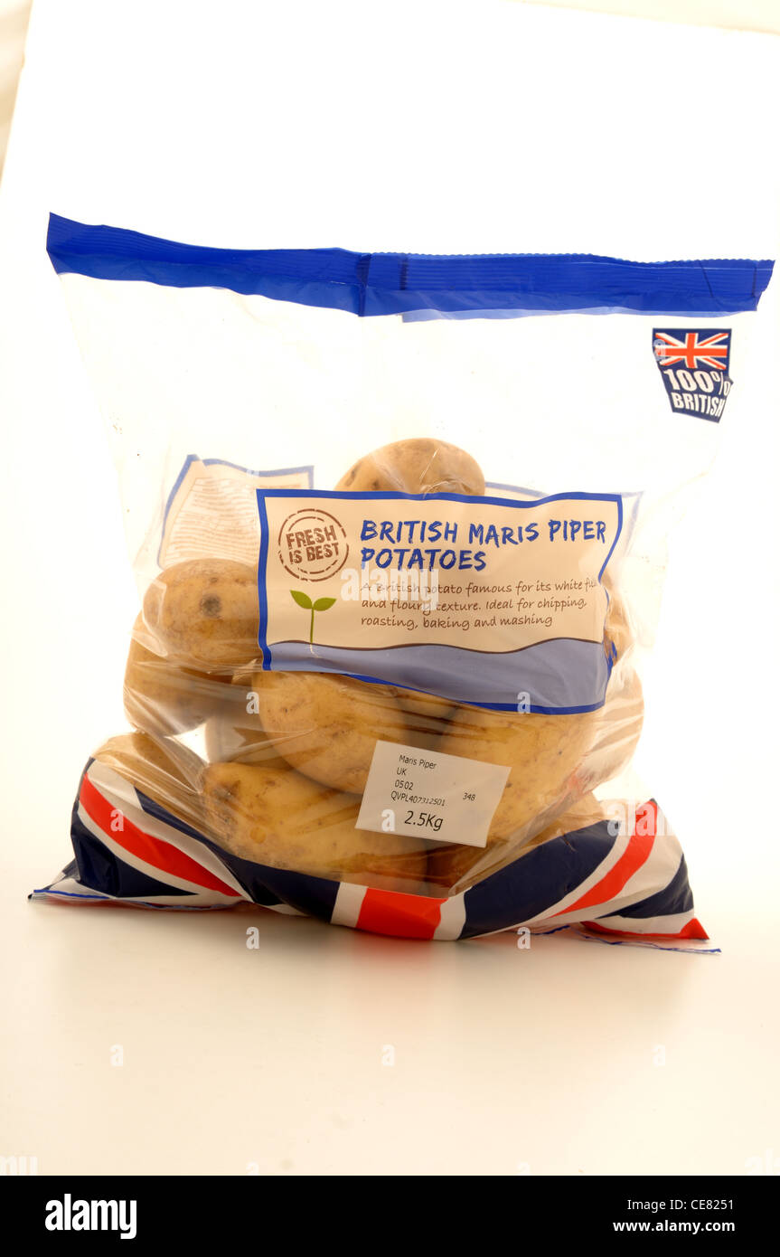 British Maris Piper Potatoes Stock Photo - Alamy