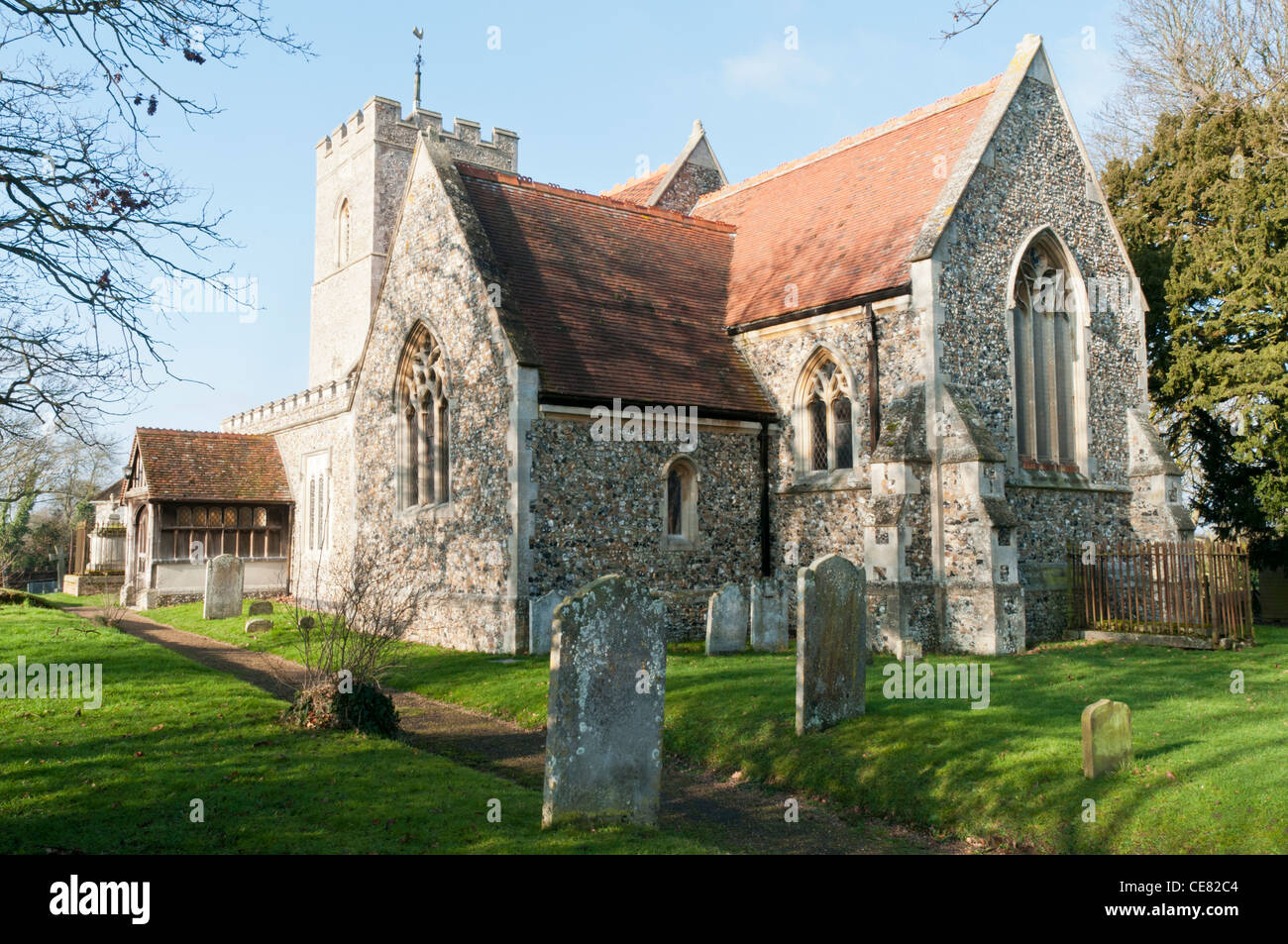 St Mary the Virgin Church, Matching, Essex, England Stock Photo - Alamy