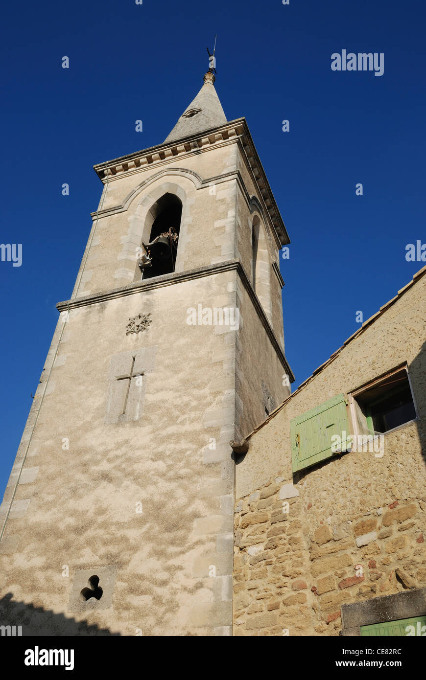 The medieval Knights Templar commandery in Richerenches, Vaucluse ...
