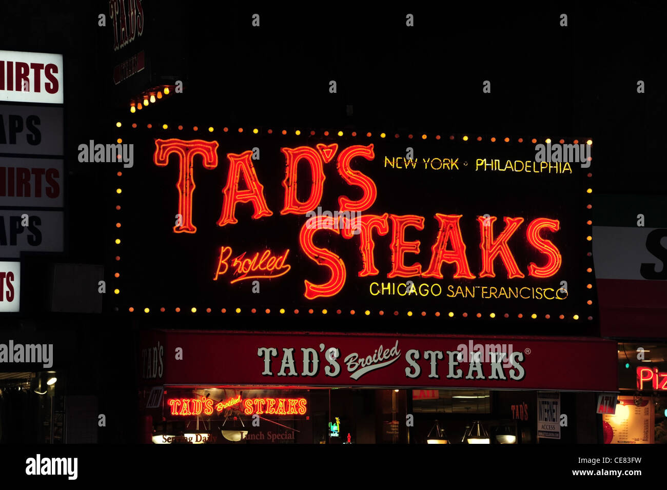 New york steakhouse night hi-res stock photography and images - Alamy