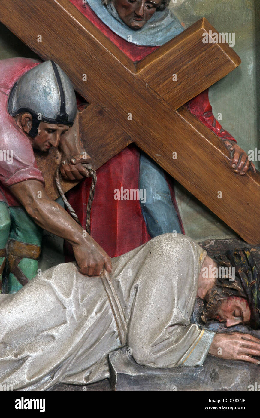 Third station of the cross hi-res stock photography and images - Alamy