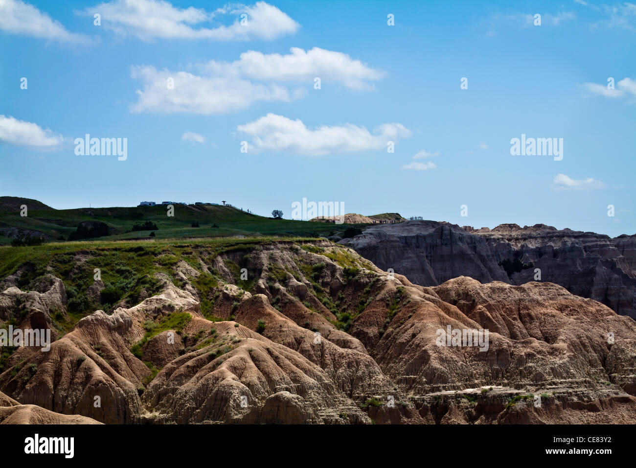 American National Park Badlands South Dakota in USA US nobody outside ...