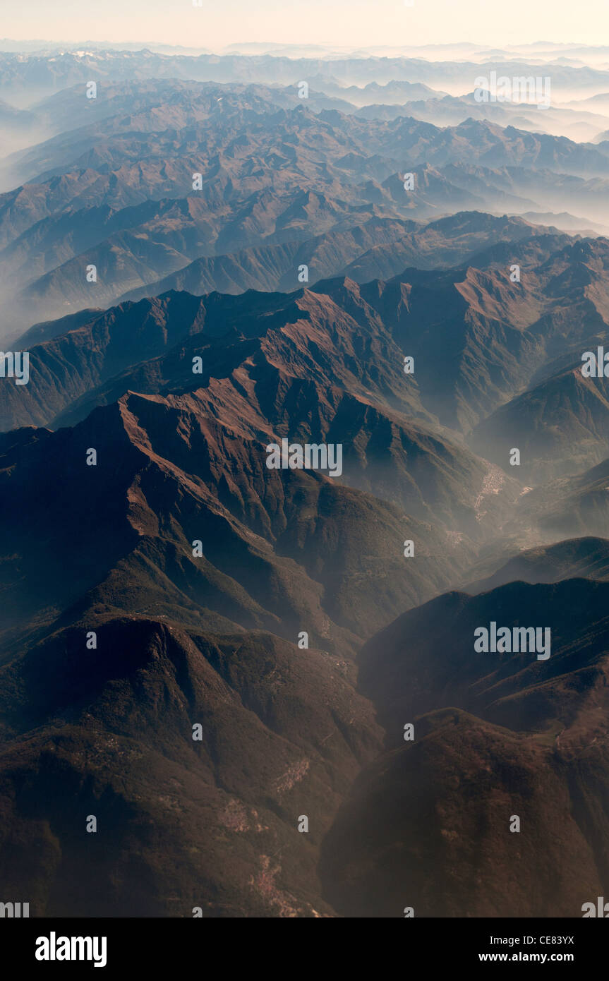 Italian Alps without snow Stock Photo - Alamy