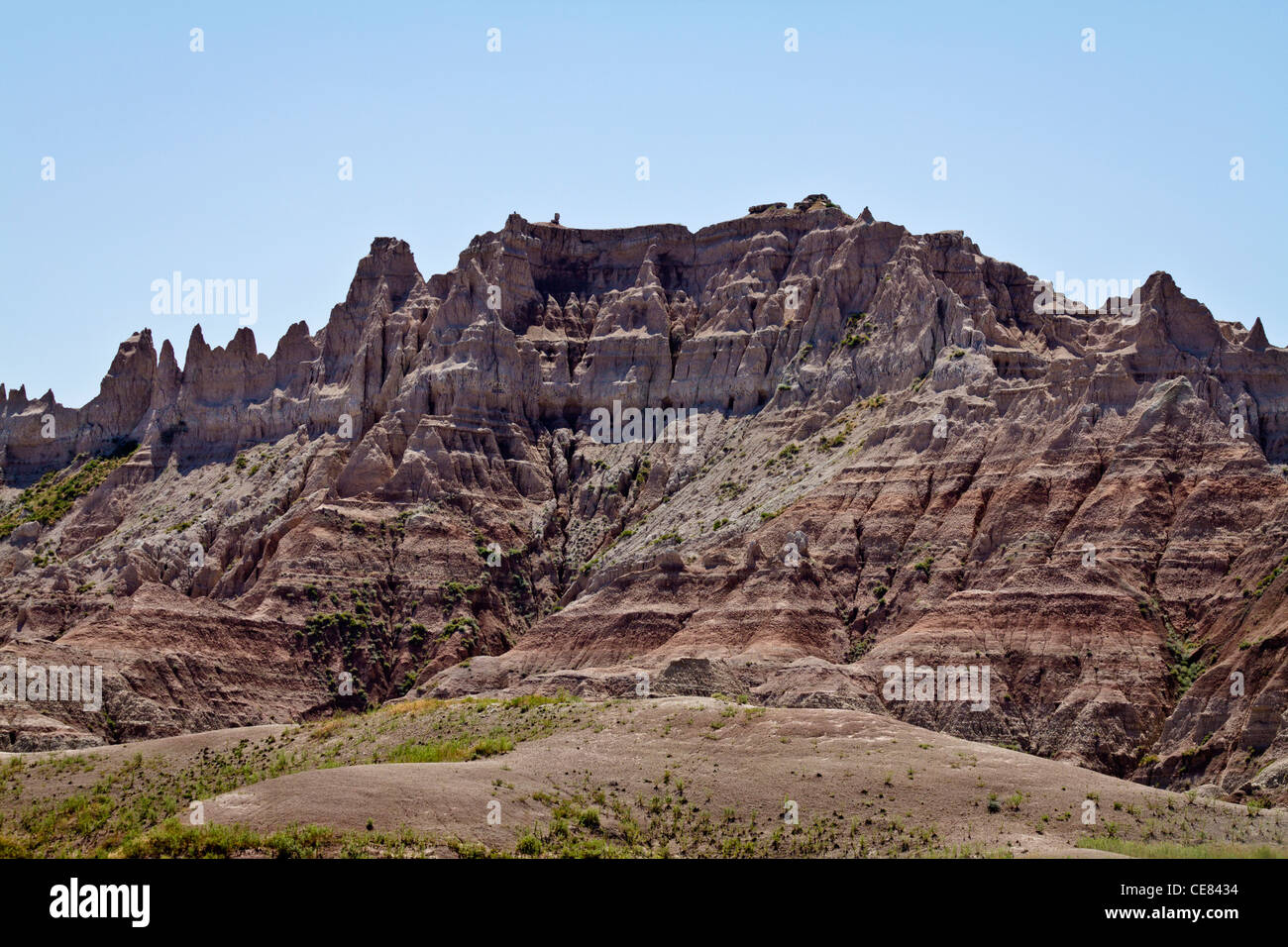 American rocky mountains National Park Badlands South Dakota in USA US ...