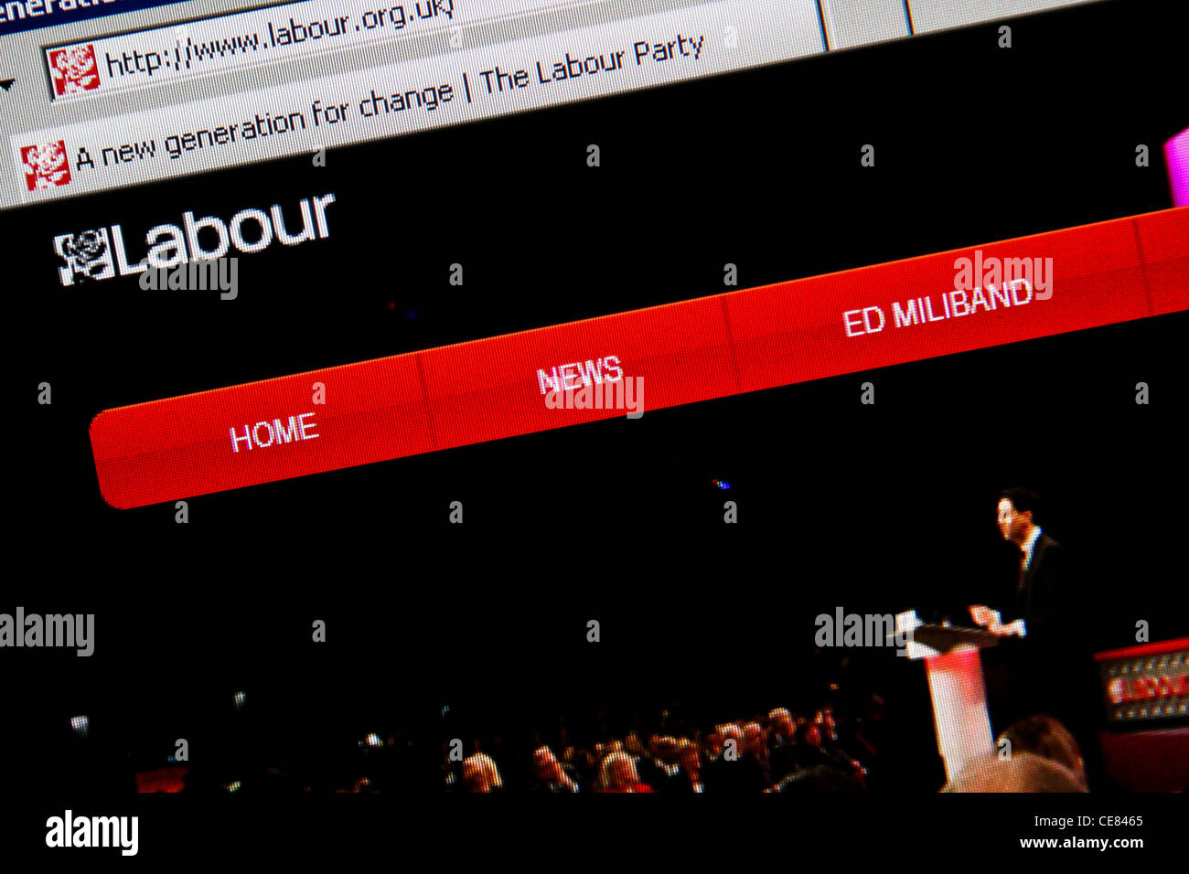 labour party website Stock Photo - Alamy