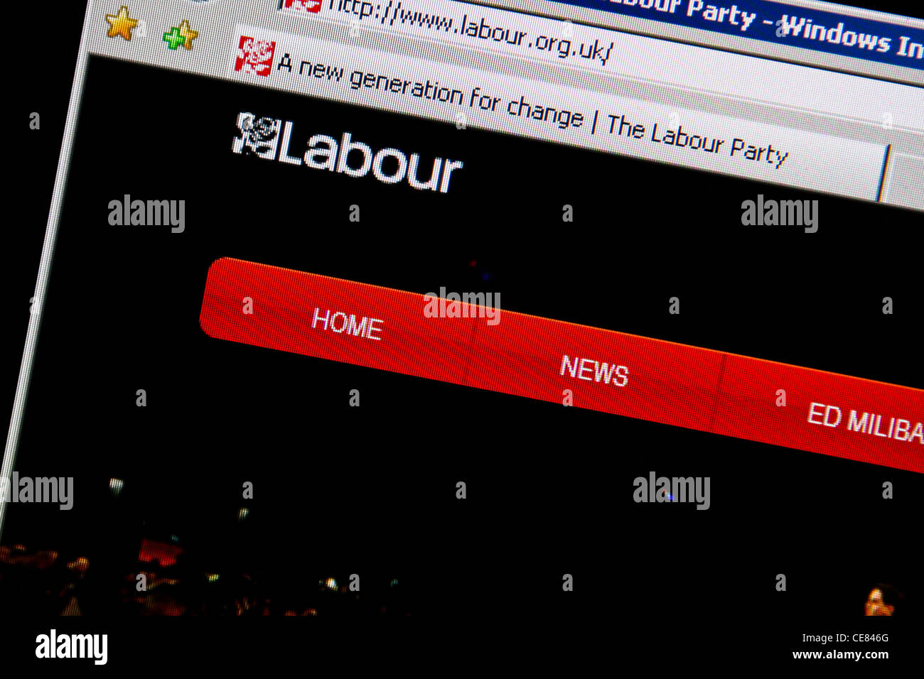labour party website Stock Photo - Alamy