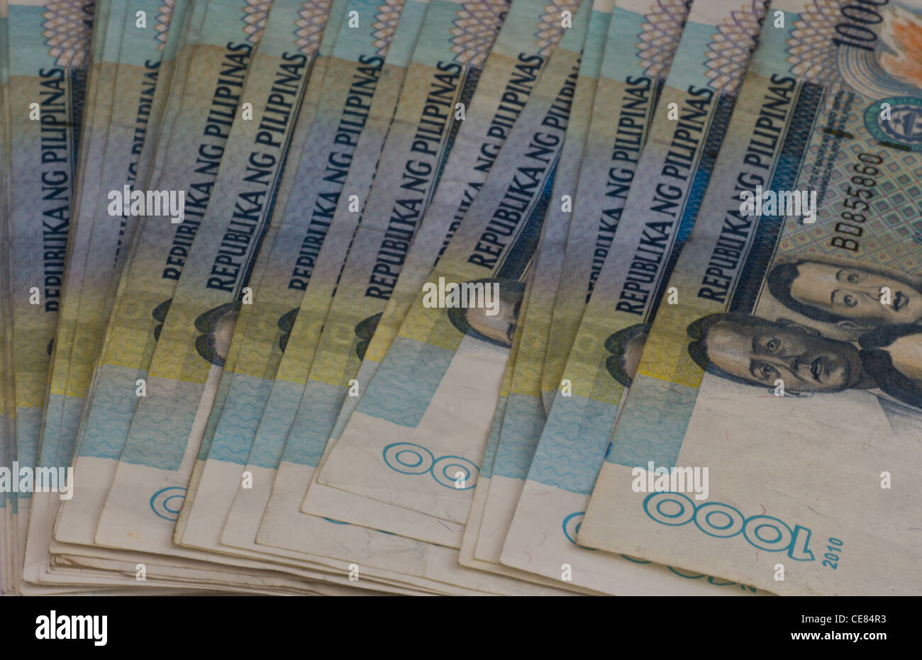 Asian 1,000 peso currency (Philippines Stock Photo - Alamy