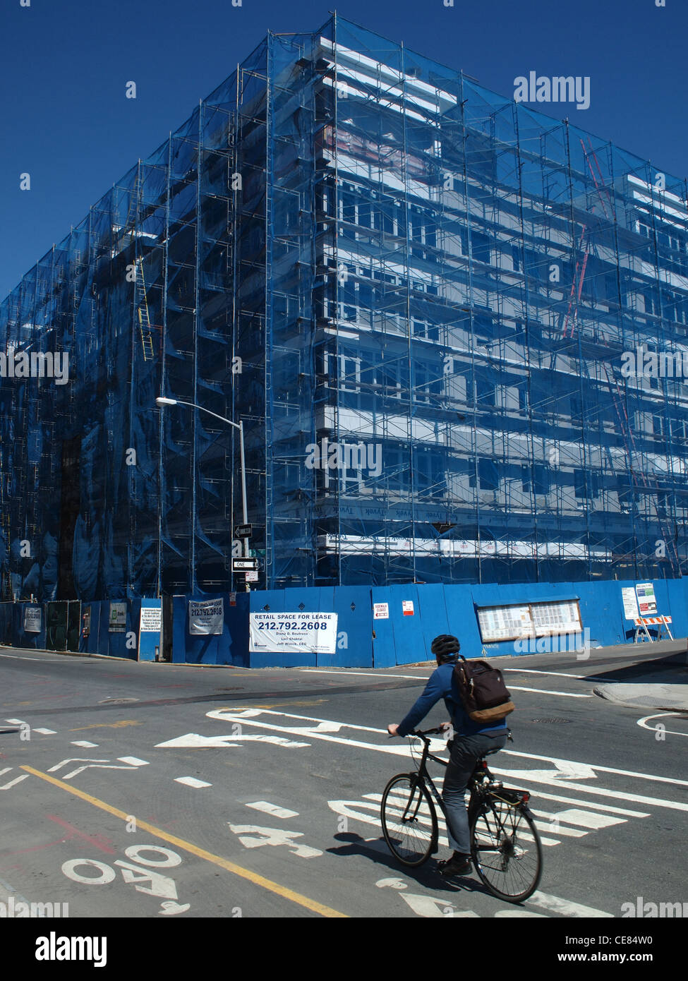 Residential building under construction, Brooklyn, New York Stock Photo ...