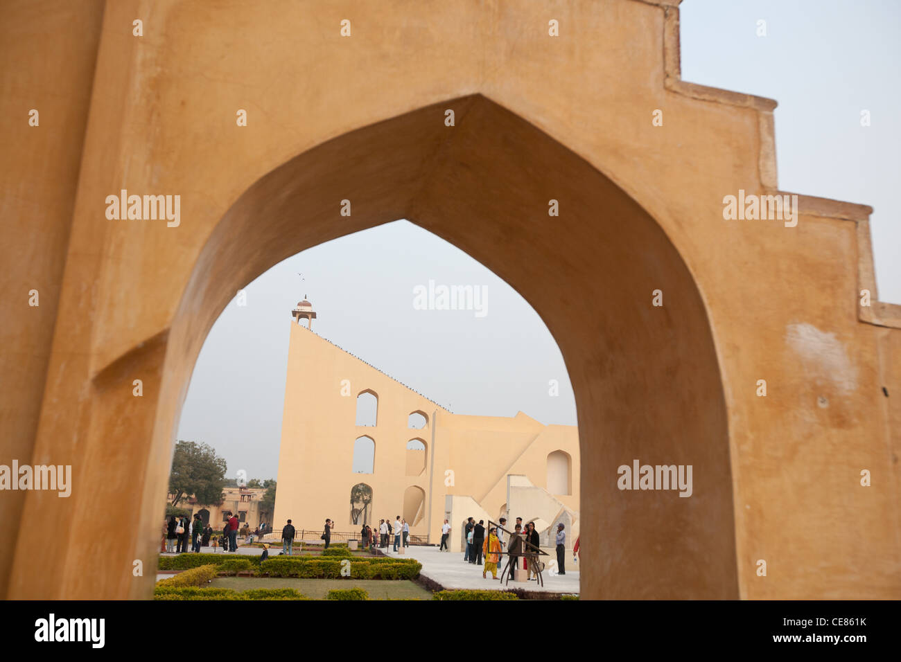 Ram Yantra (foreground) and Brihat Samrat Yantra (rear) at the Jantar ...