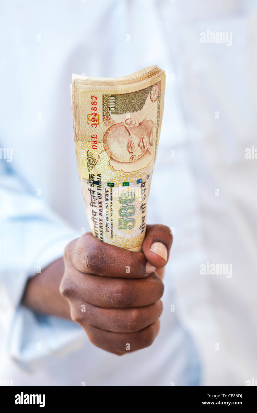 500 rupee note hi-res stock photography and images - Alamy