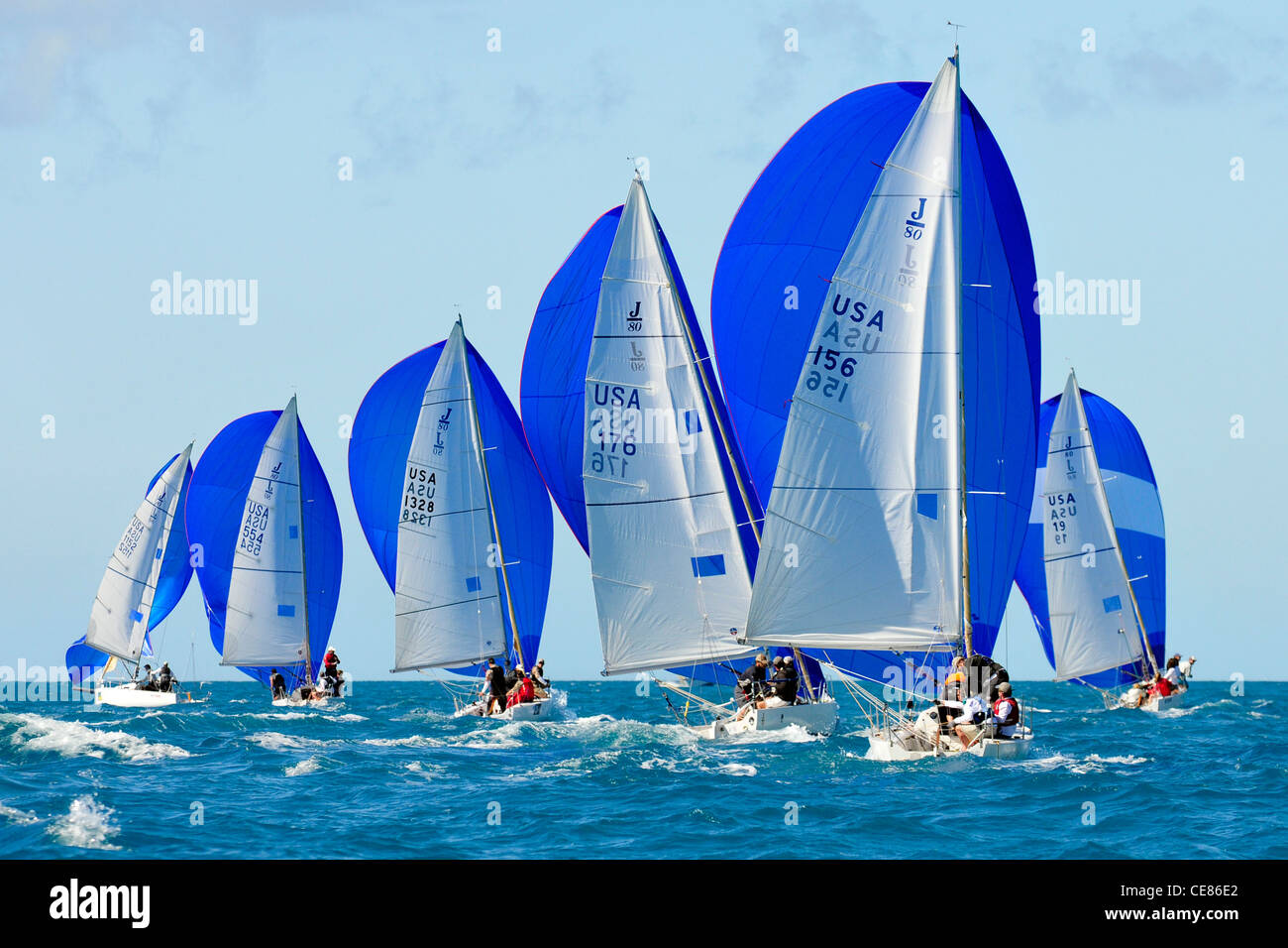 Sailboat racing hi-res stock photography and images - Alamy