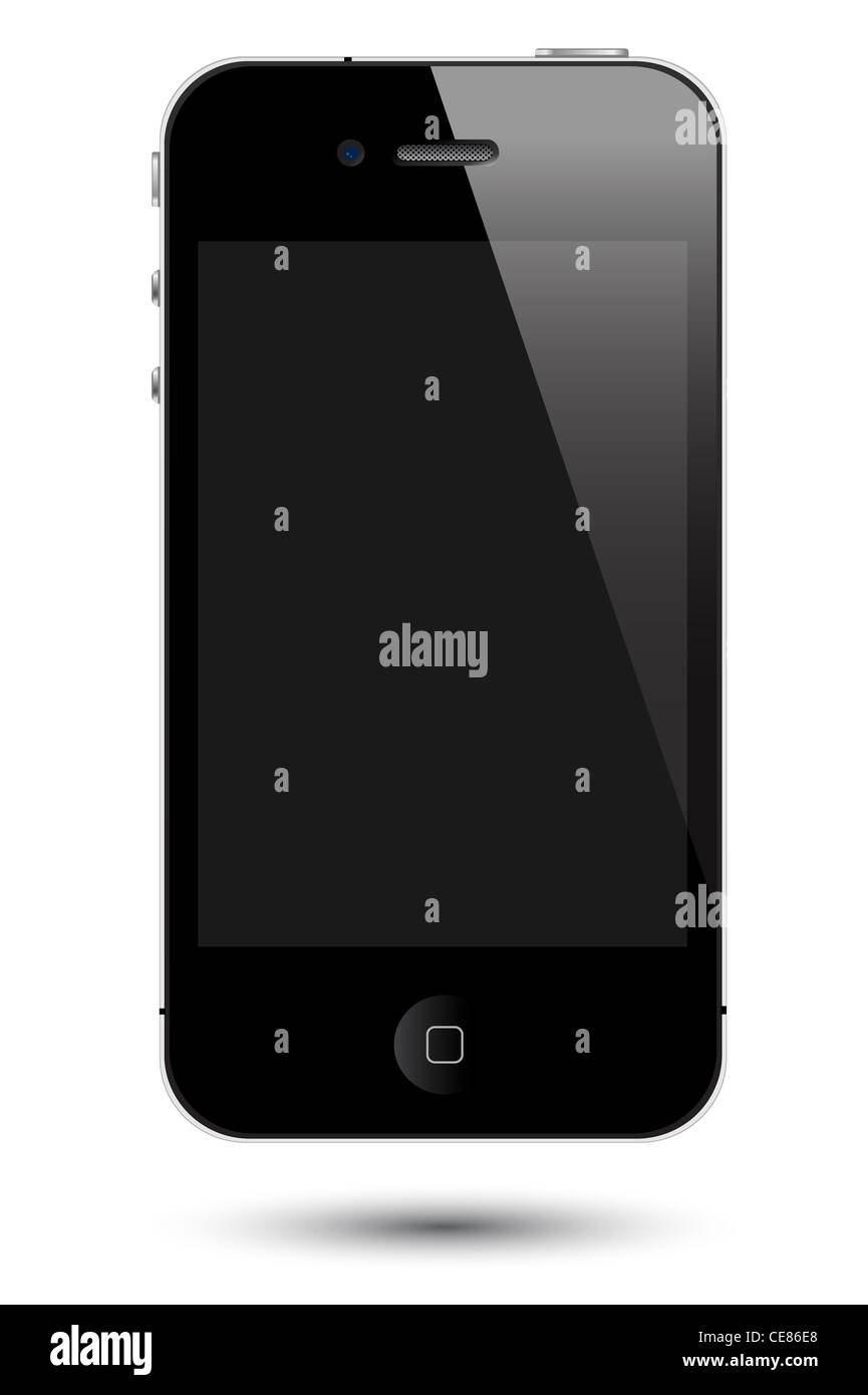 iphone smartphone vector illustrations Stock Photo - Alamy