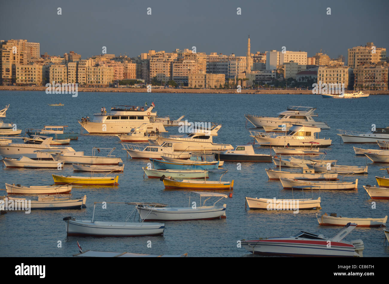 Alexandria Egypt Skyline Cityscape High Resolution Stock Photography ...