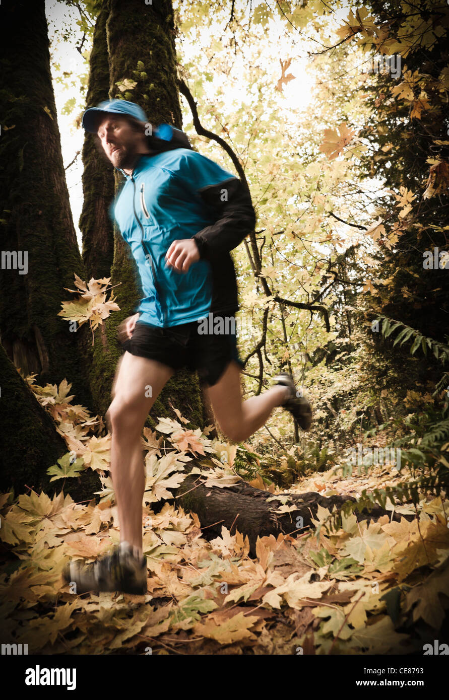 Male person running behind hi-res stock photography and images - Alamy