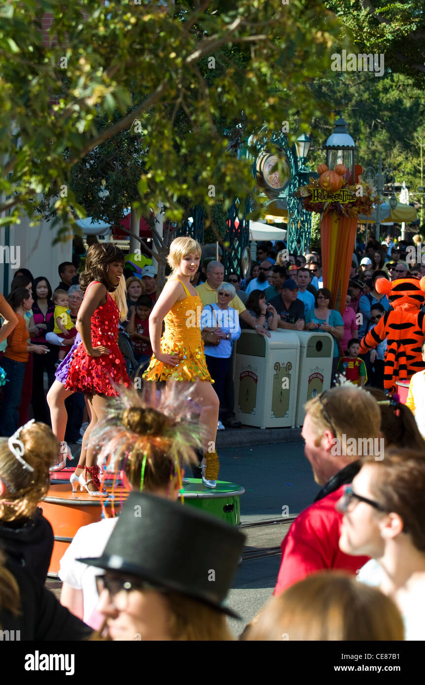 Dancing Show at Disneyland Amusement Park, Anaheim, California USA ...