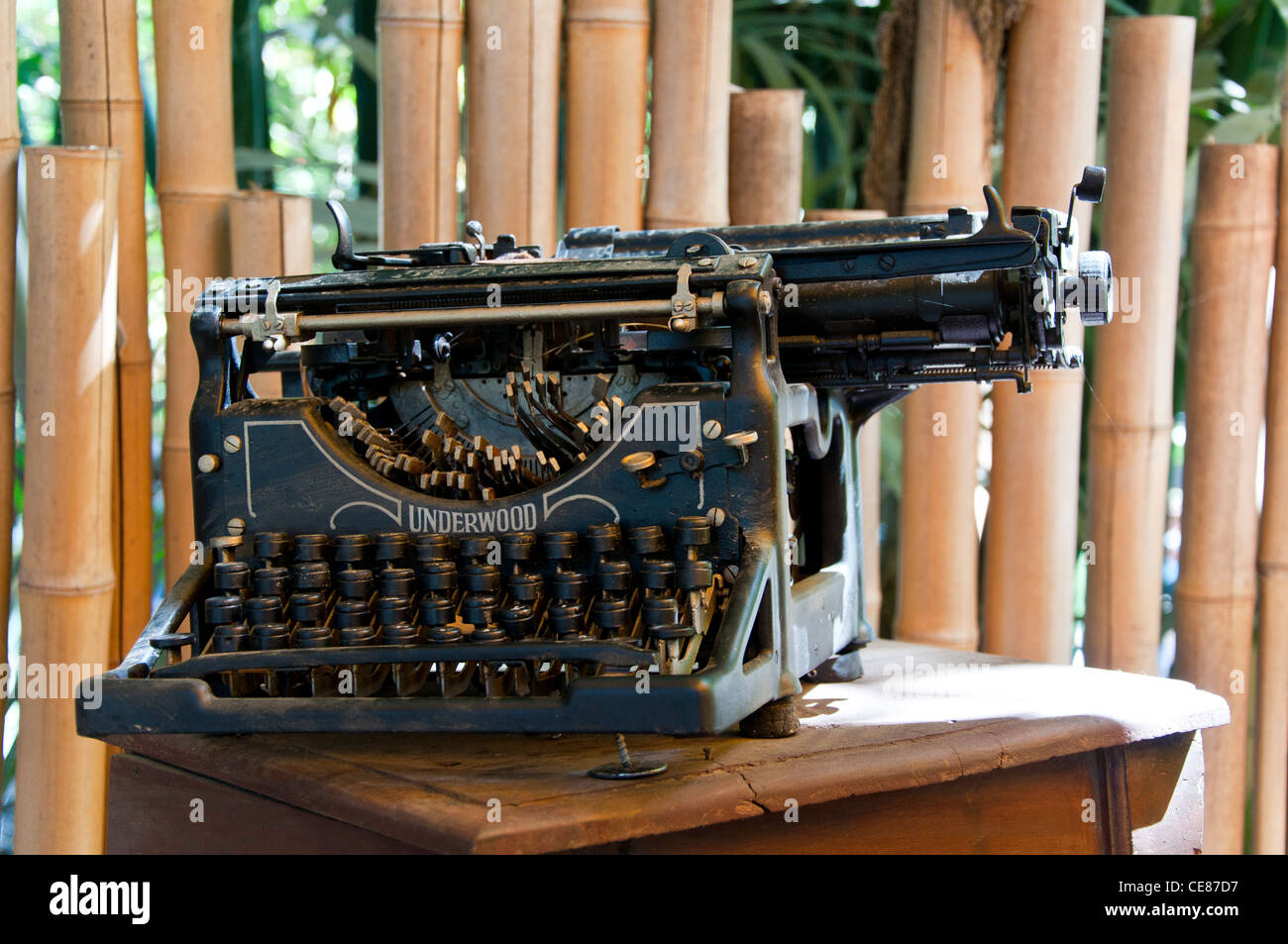 Vintage type writer Stock Photo - Alamy