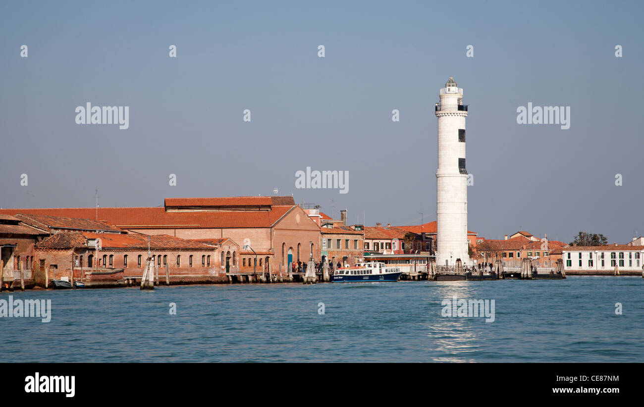 Venice - lighthouse from Murano island Stock Photo - Alamy