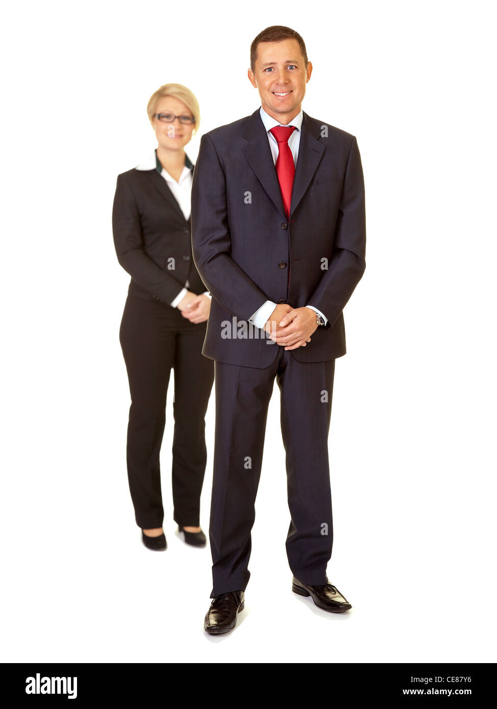 Smart man standing Cut Out Stock Images & Pictures - Alamy