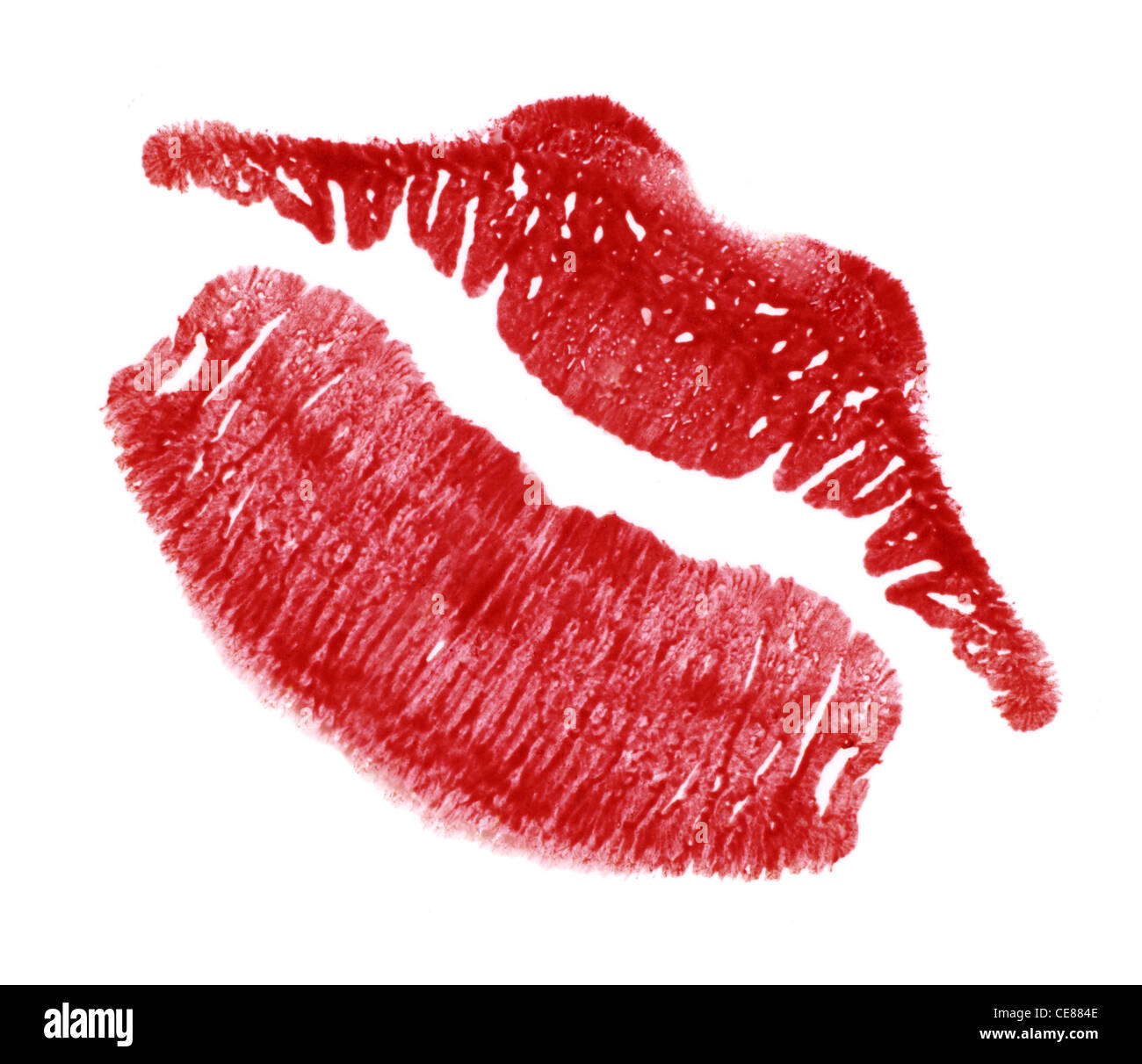 Kissing lips Cut Out Stock Images & Pictures - Alamy