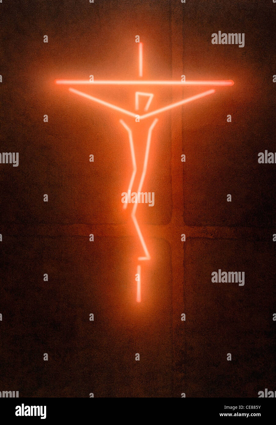 symbolic picture painted by me, named "Glowing Figure". It shows a ...