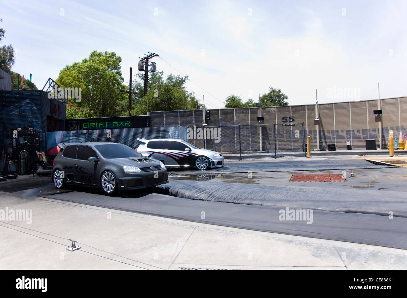 Fire and Car Show at Universal Studios, Los Angeles, California, USA ...