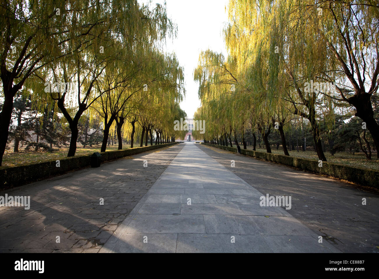 The Sacred Way Of The Ming Tombs Stock Photo - Alamy