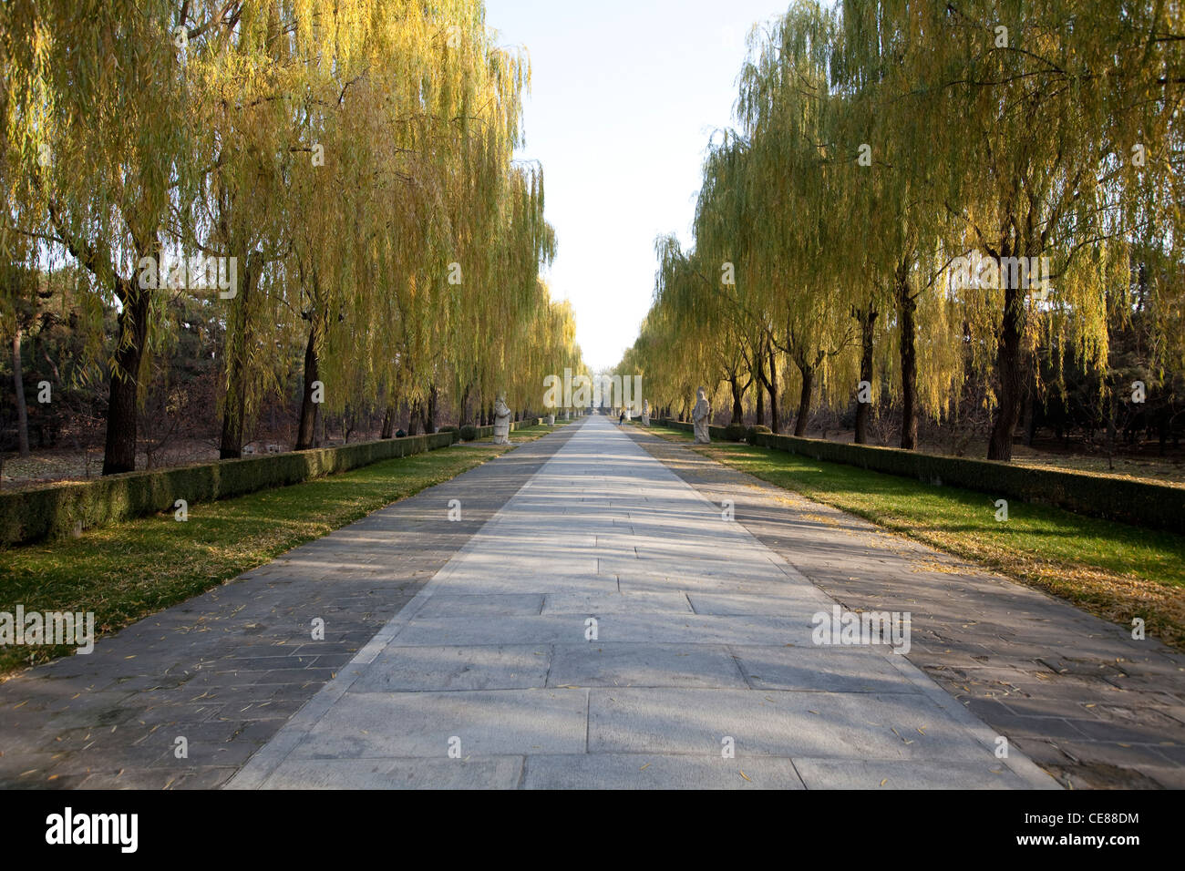 The Sacred Way Of The Ming Tombs Stock Photo - Alamy
