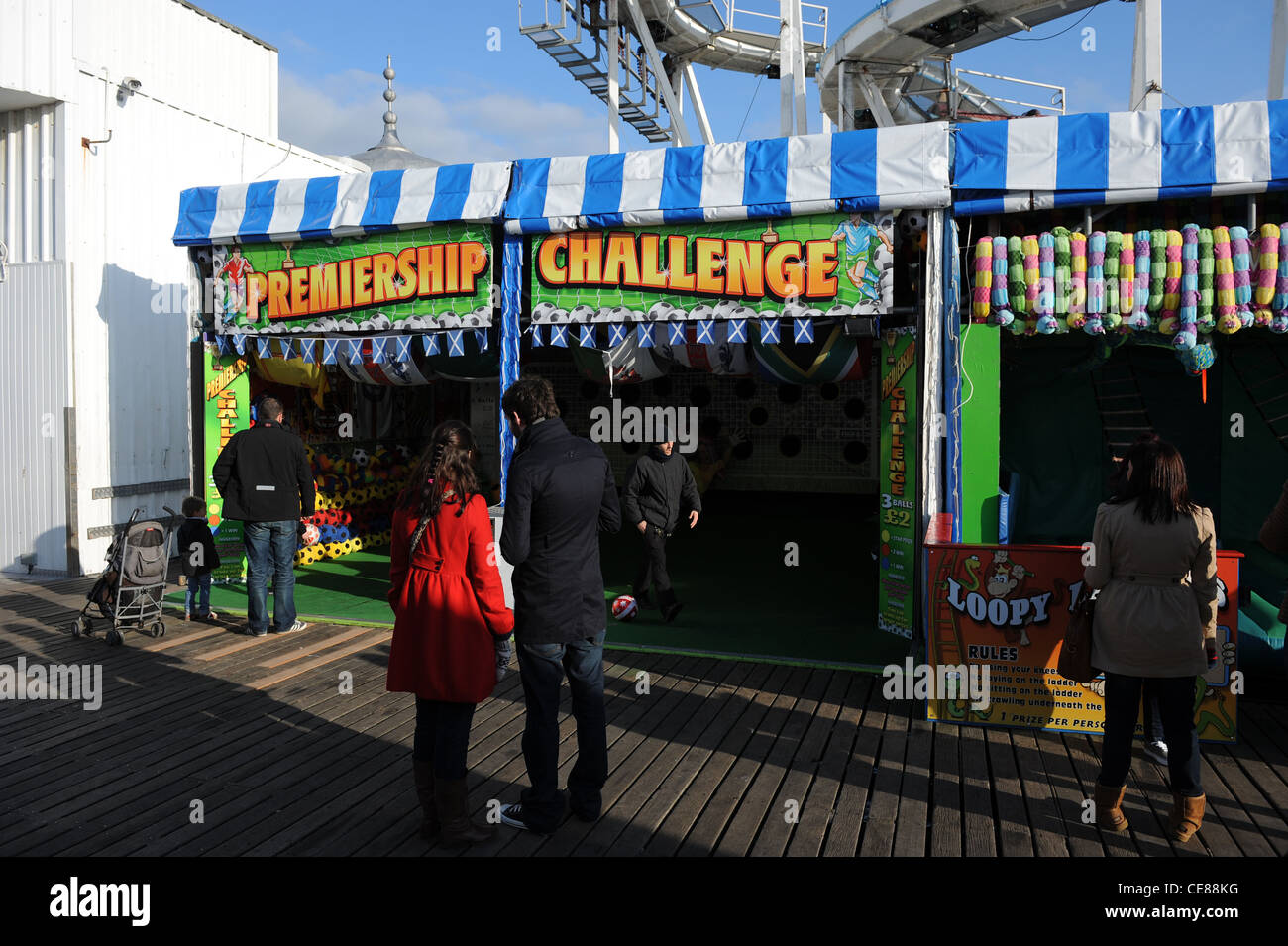 Amusements on Brighton Palace Pier Stock Photo - Alamy