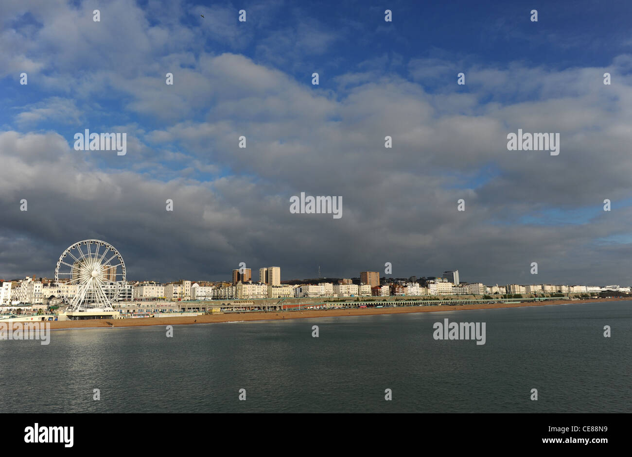 Brighton seafront from the palace pier hi-res stock photography and ...