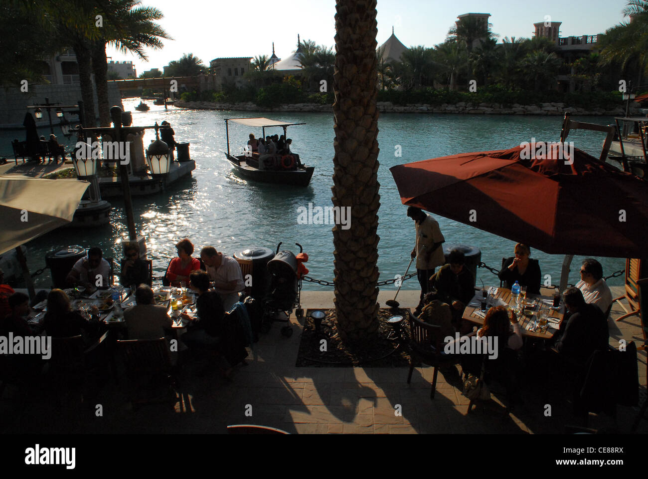 The Burg Al Arab Hotel in the Jumeirah quarter of Dubai, and the ...