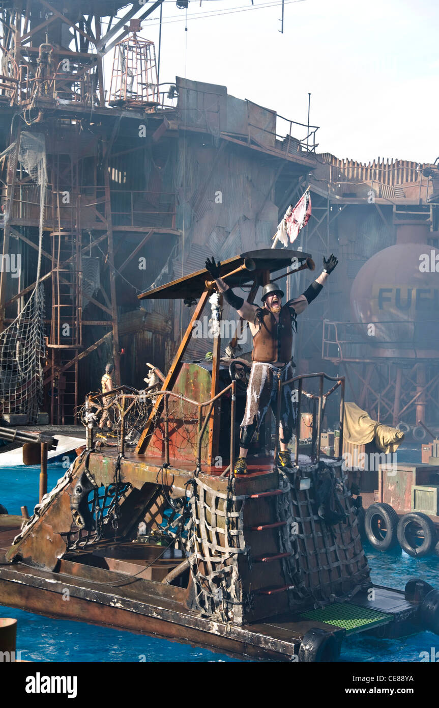 Water World Show at Universal Studios, Los Angeles, California, USA ...