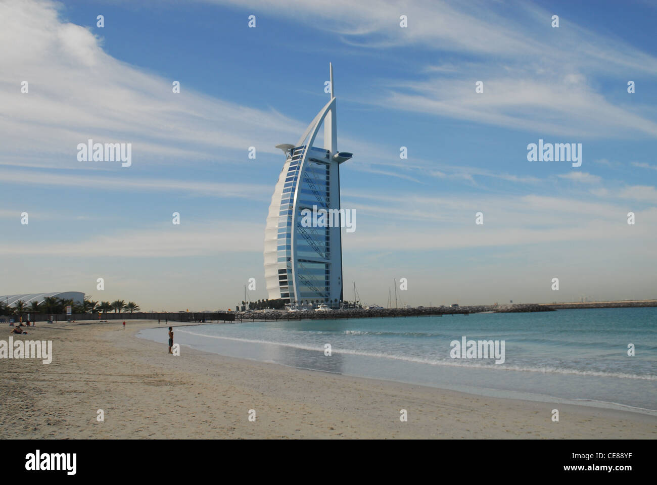 Burj al arab hotel dubai road hi-res stock photography and images - Alamy