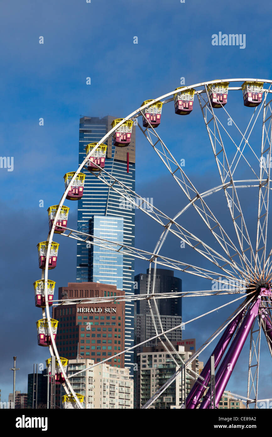 Melbourne Ferris Wheel Stock Photo - Alamy