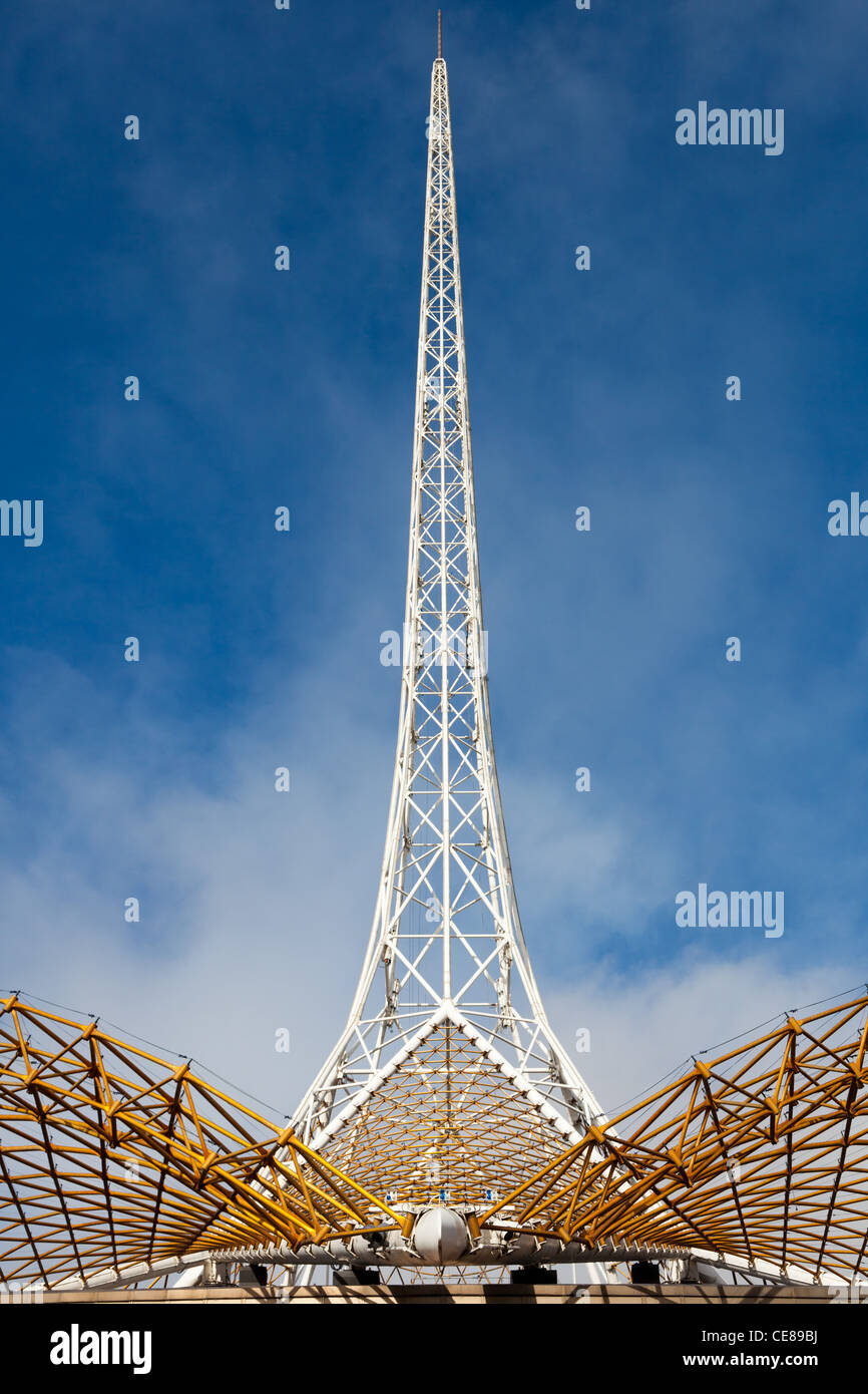 Detail of the spire at Victoria Arts Centre Melbourne Australia Stock ...