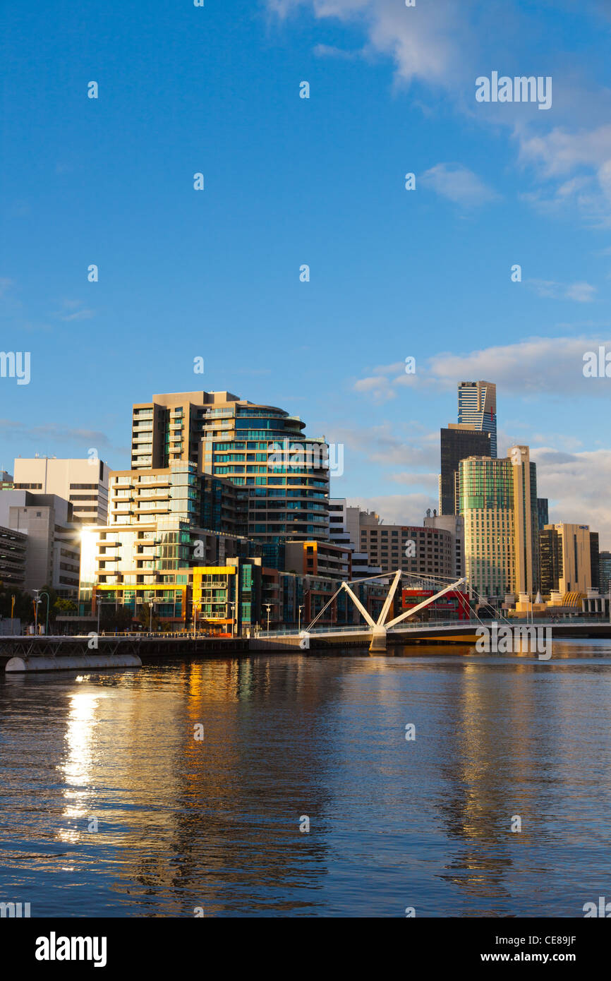 Eureka Tower and office buildings in central Melbourne Stock Photo - Alamy