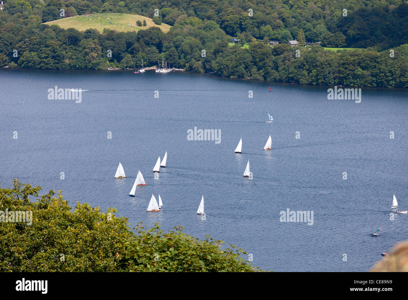 Lake Windermere Cumbria, England Stock Photo - Alamy